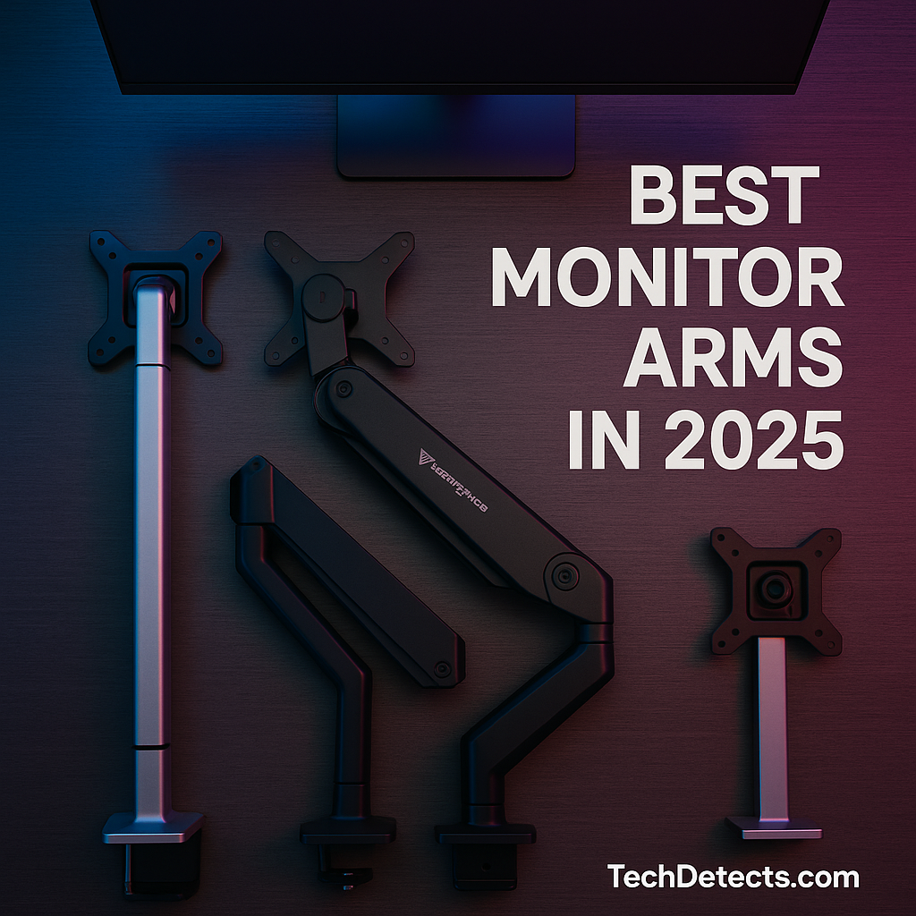 Best Monitor Arms 2025 – Ultra-Wide, Multi-Monitor & Heavy-Duty